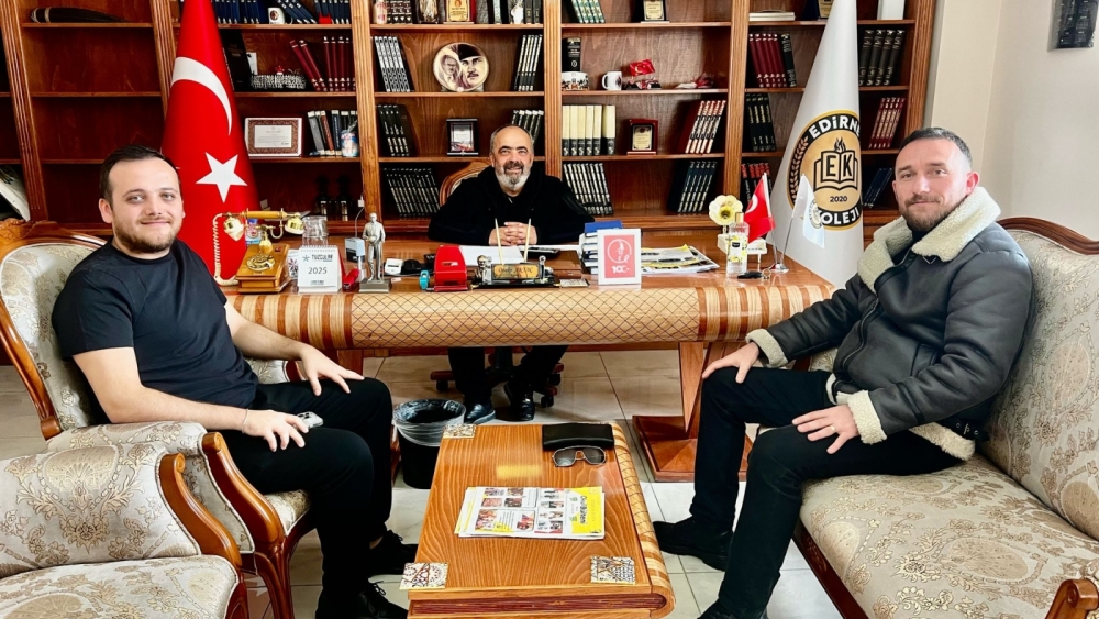 EDİRNE ULAK GAZETESİ’NDEN ALTUNHAN’A ZİYARET - Edirne Haberleri